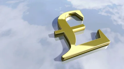 Animated falling shiny english Pound mon... | Stock Video | Pond5