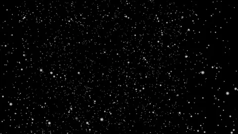 Animated Falling snowflakes over black b... | Stock Video | Pond5