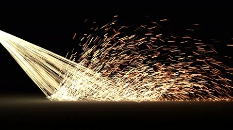Animated falling sparks 3 in 4k | Stock Video | Pond5