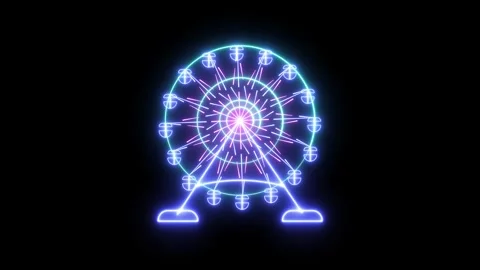 Animated Ferris Wheel Stock Footage ~ Royalty Free Stock Videos | Pond5
