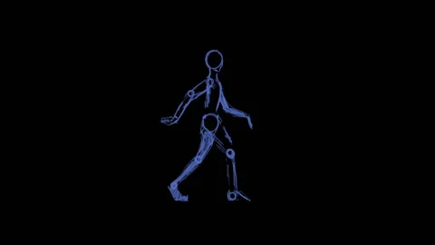 Animated Figure Drawing Walking | Stock Video | Pond5