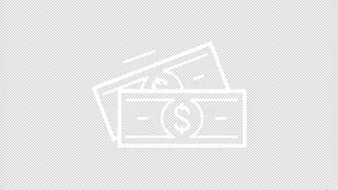 Animated finance icon with alpha channel... | Stock Video | Pond5