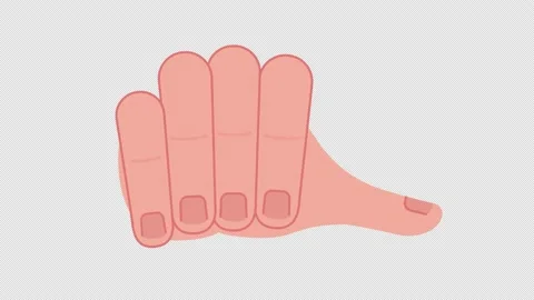 Animated fingers tapping loader | Stock Video | Pond5