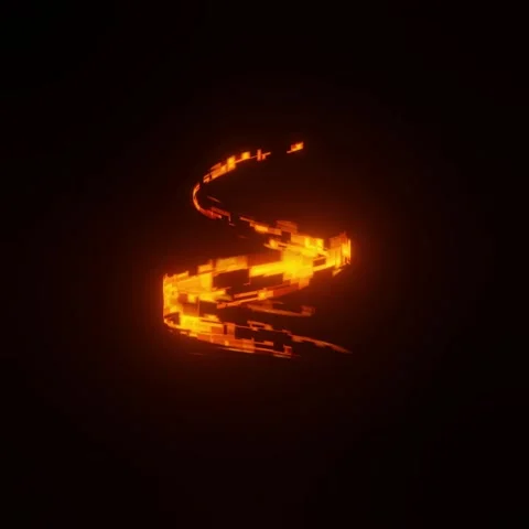 Animated fire trail effect 2d and 3d ani... | Stock Video | Pond5