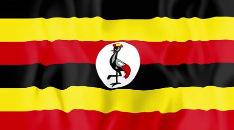 Animated flag of Uganda | Stock Video | Pond5