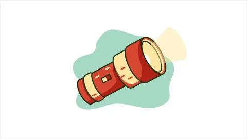 Animated Flashlight Stock Video Footage | Royalty Free Animated ...
