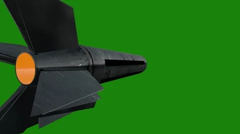 animated flying rocket green screen back... | Stock Video | Pond5