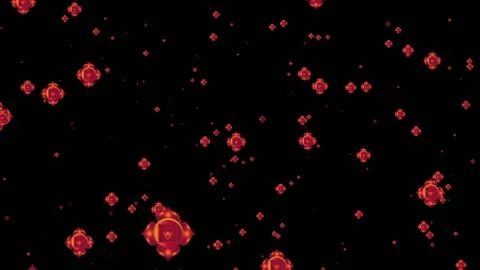Animated flying root chakra symbol | Stock Video | Pond5
