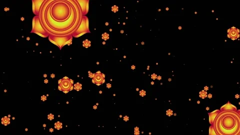 Animated flying Sacral chakra symbol | Stock Video | Pond5