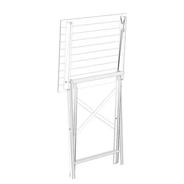 3D Model: Animated Folding Table ~ Buy Now #90609979 | Pond5