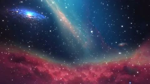 Animated footage, space background with ... | Stock Video | Pond5