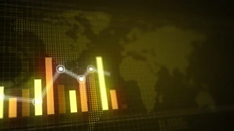 Animated forex trading chart | Stock Video | Pond5