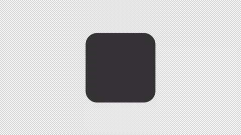 Animated full stop line ui icon | Stock Video | Pond5