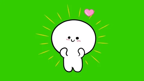 Animated Fun Ghost Making Heart Shape wi... | Stock Video | Pond5