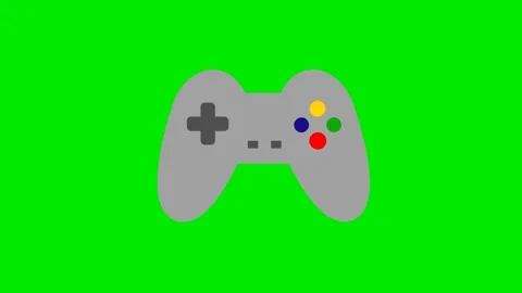 Animated game pad, joystick, controller ... | Stock Video | Pond5