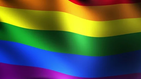 Animated Gay LGBT flag - loop version | Stock Video | Pond5