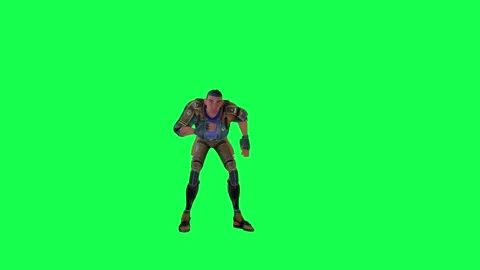 Animated girl doing monkey dance from le... | Stock Video | Pond5