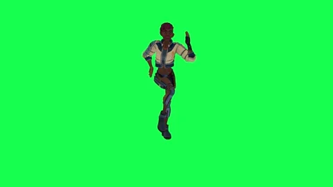 Animated girl doing monkey dance from ri... | Stock Video | Pond5