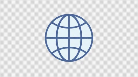 Animated globe RGB color icon | Stock Video | Pond5