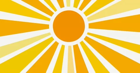 animated glowing sun rays rotating backg... | Stock Video | Pond5