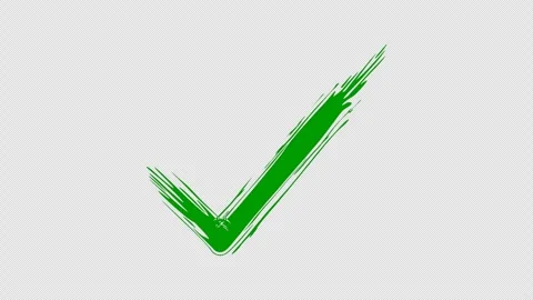 animated green check mark sign and red c... | Stock Video | Pond5