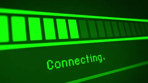 Animated Green Connect Progress Bar | Stock Video | Pond5