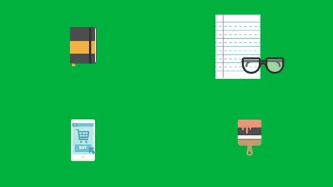 Cartoon Paper Clips Stock Videos – Royalty-Free HD & 4K Videos