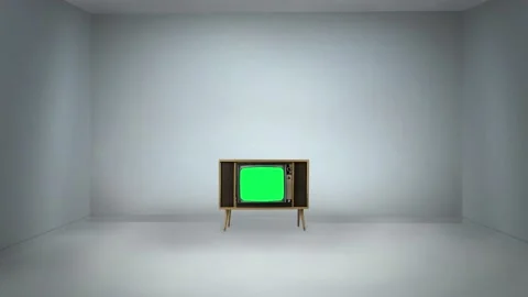 animated green screen of empty room with... | Stock Video | Pond5