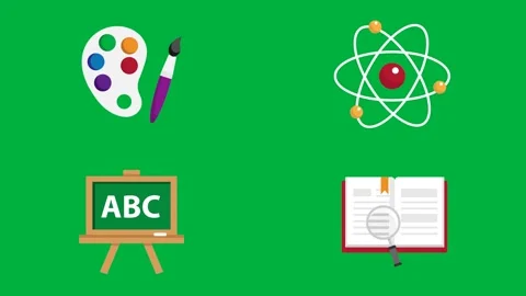 Animated green screen with paint palette... | Stock Video | Pond5