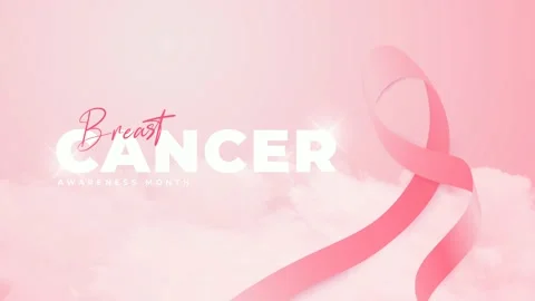 Animated greetings for Breast Cancer Awa... | Stock Video | Pond5