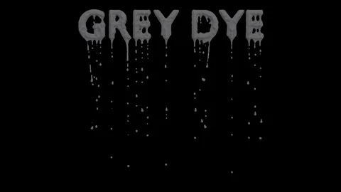 Animated grey paint dripping text grey d... | Stock Video | Pond5