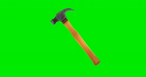 Animated Hammer with Green Screen Backgr... | Stock Video | Pond5
