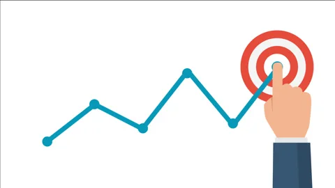 animated hand drawing chart arrow graph ... | Stock Video | Pond5