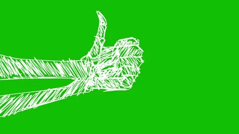 Animated Hand-drawn white hand icons. Dr... | Stock Video | Pond5