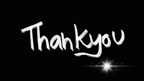 Animated handwritten thank you note with... | Stock Video | Pond5