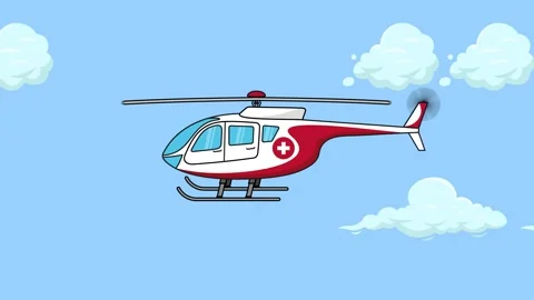 Helicopter Animation Stock Video Footage | Royalty Free Helicopter ...