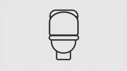 Animated Toilet Stock Footage ~ Royalty Free Stock Videos | Pond5