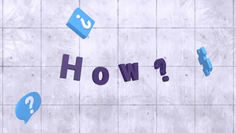 Animated How Question Concepts With Conc... | Stock Video | Pond5