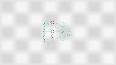 Animated HUD element for alien style int... | Stock Video | Pond5