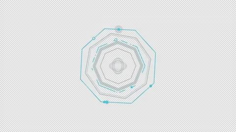 Animated HUD infographic element compose... | Stock Video | Pond5