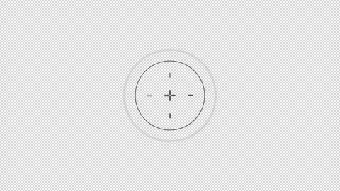 Animated HUD infographic element crossha... | Stock Video | Pond5