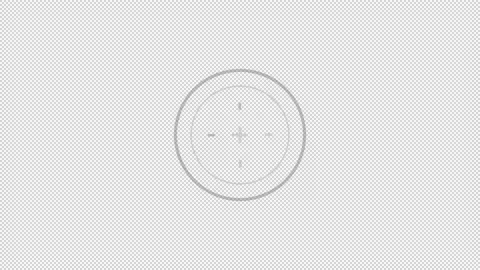 Animated HUD infographic element crossha... | Stock Video | Pond5