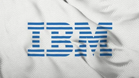 Animated IBM logo flag | Stock Video | Pond5