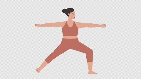 Animated illustration of a body positive... | Stock Video | Pond5