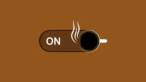 Animated illustration of Coffee Power lo... | Stock Video | Pond5