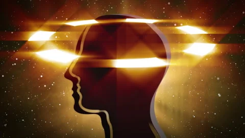 Animated illustration of human brain int... | Stock Video | Pond5