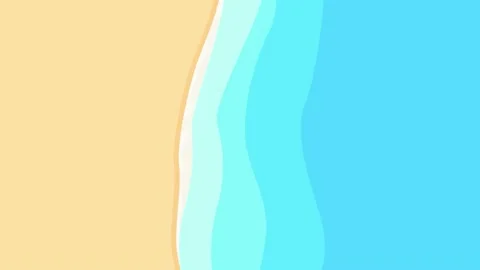 Animated illustration, summer holidays b... | Stock Video | Pond5