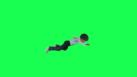 Animated indian boy falling from the hei... | Stock Video | Pond5