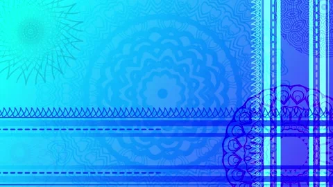 Animated Indian traditional Design backg... | Stock Video | Pond5