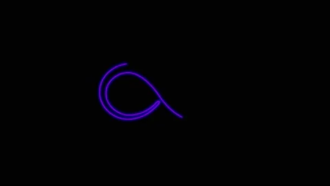 Animated infinity symbol with a neon glo... | Stock Video | Pond5